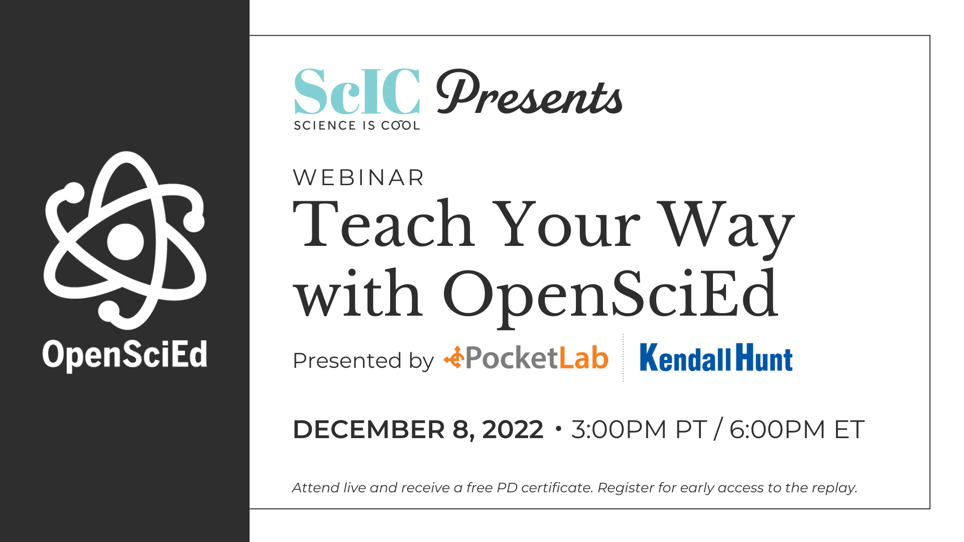 Webinar - Kendall Hunt + PocketLab